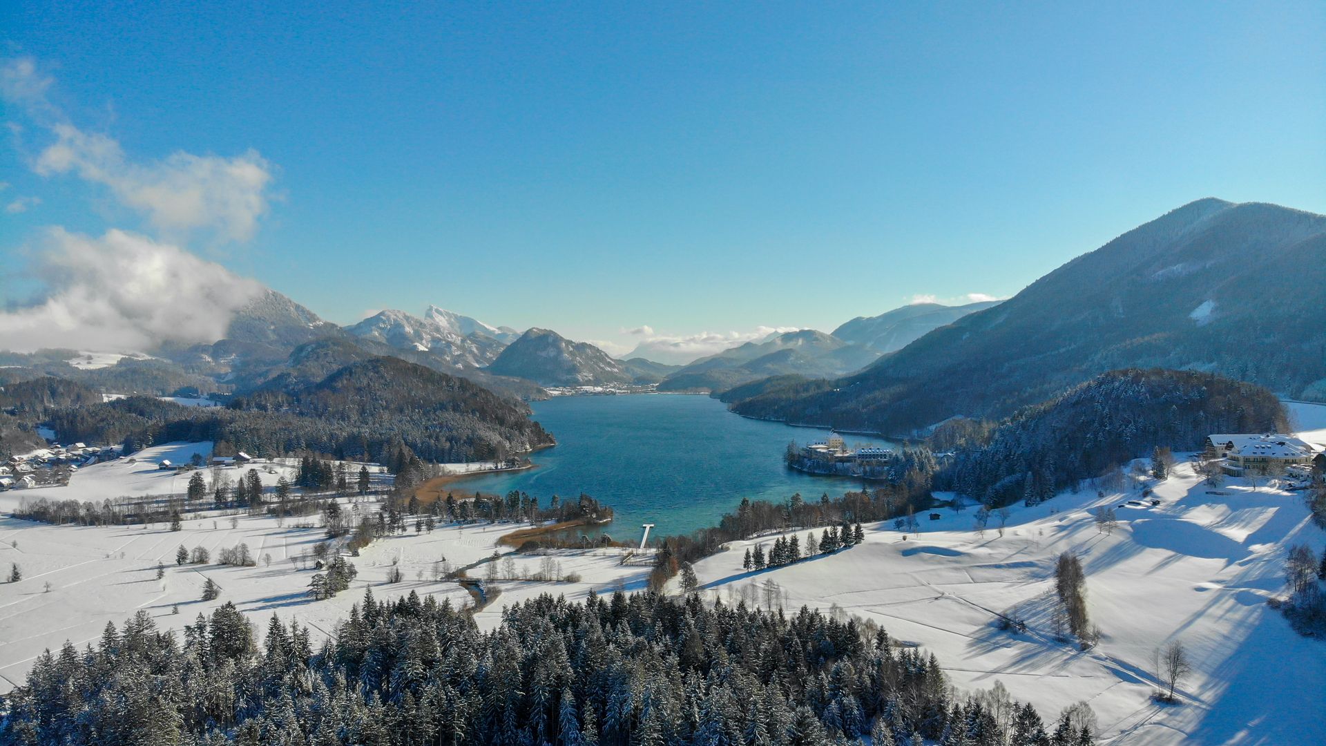 TOP Spots zum Winterbaden am Fuschlsee